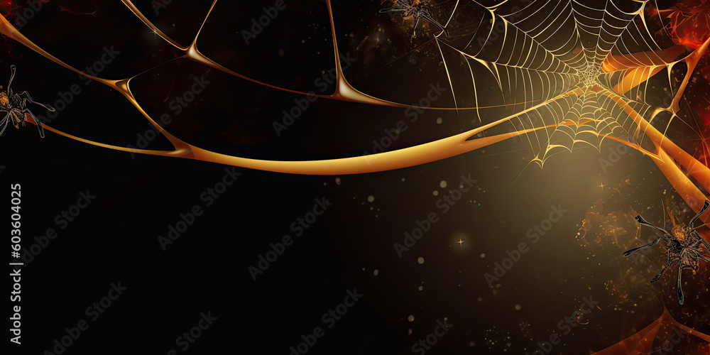 cobweb spider backdrop background banner, generated ai, generated, ai ...