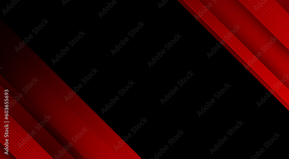 Red background vector with free space for text. Abstract red and black ...