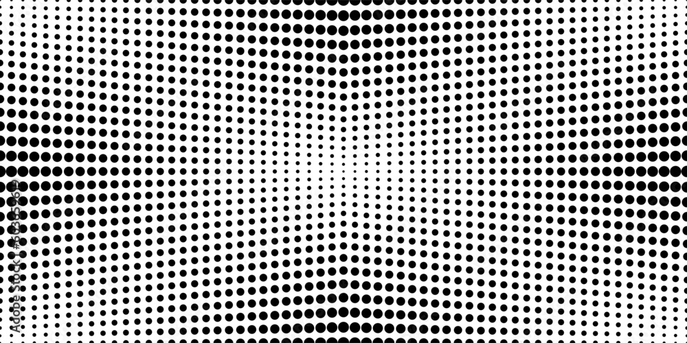 Poka dots halftone seamless pattern. Abstract graphic vector background ...