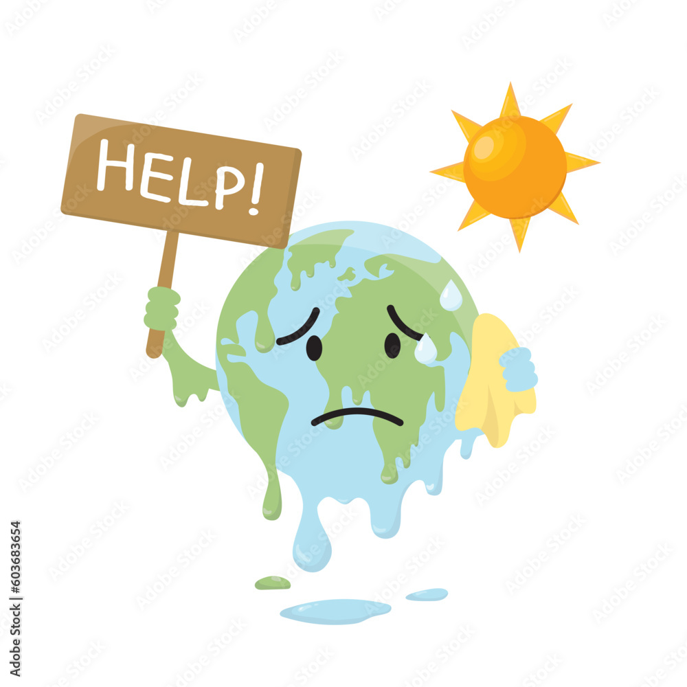 Global warming , climate change ,over heat weather affect, greenhouse ...