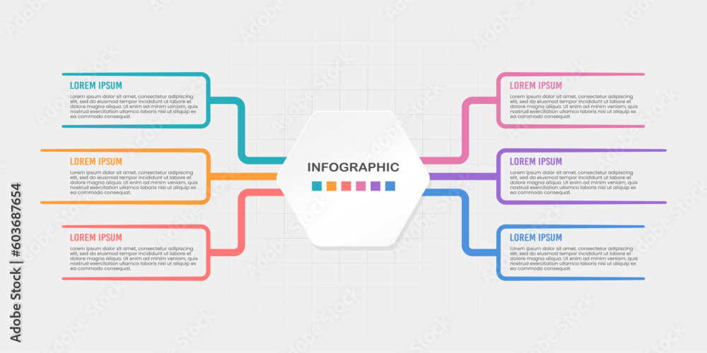 Business organogram chart infographics structure management ...