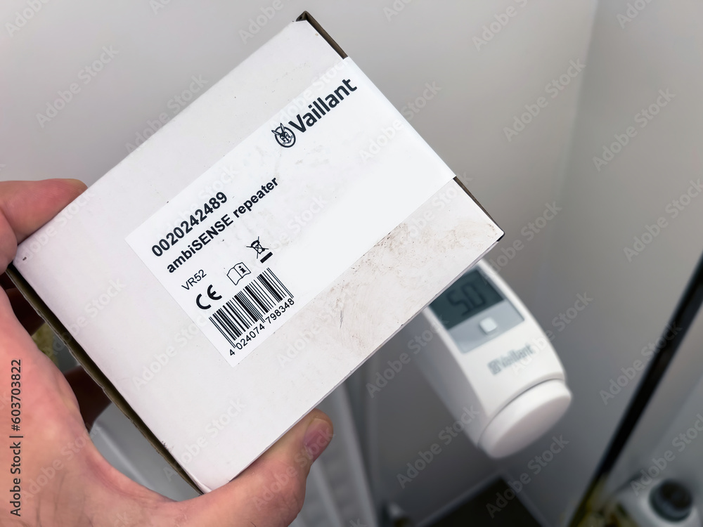 London, United Kingdom - Jan 1, 2022: A close-up of a mans hand holding ...