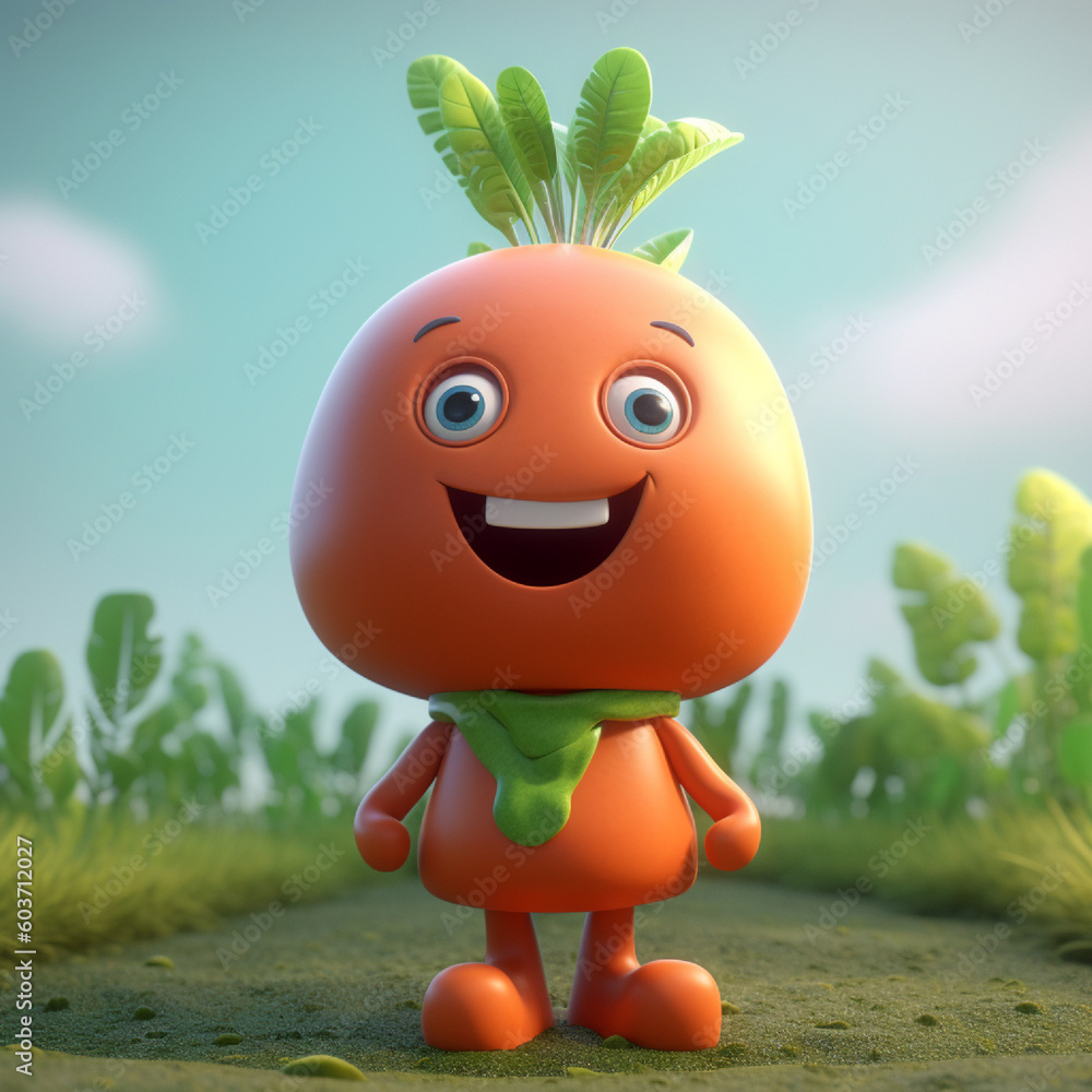 Cute carrot characters with various expressions Stock Illustration ...