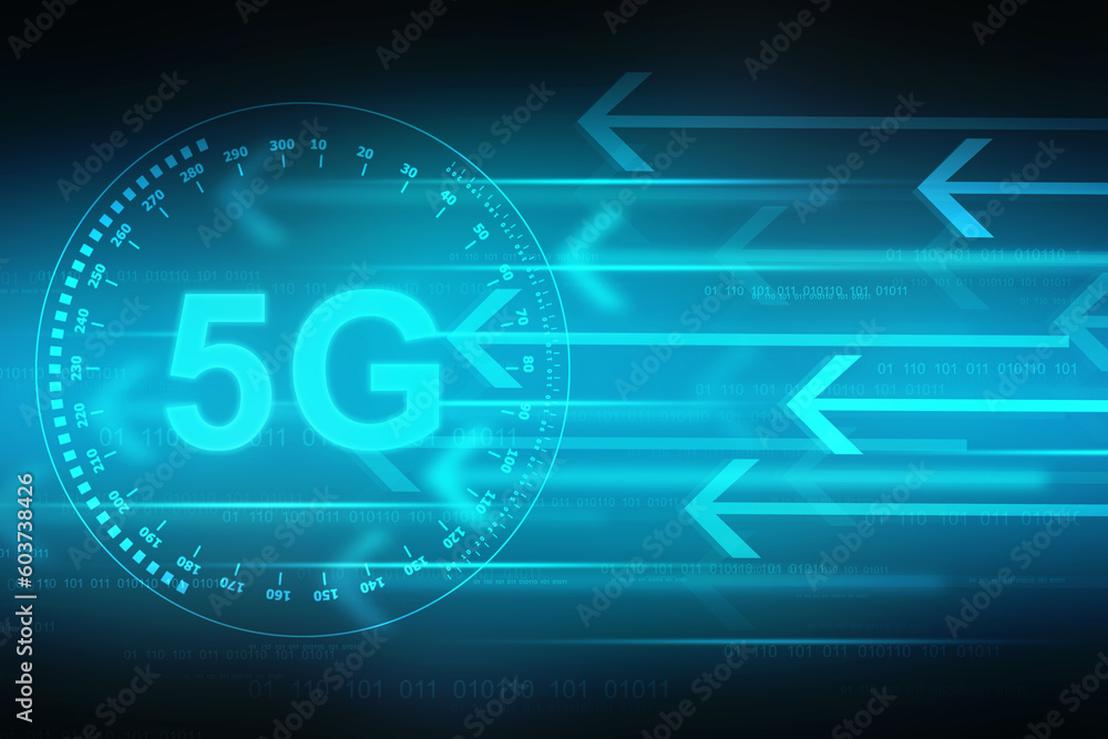 2d rendering 5G Network 5G Connection Stock Illustration | Adobe Stock