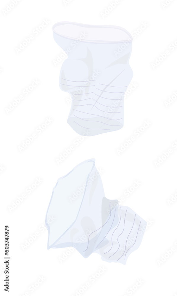One time plastic cup vector illustration. Plastic waste. Plastic cup ...