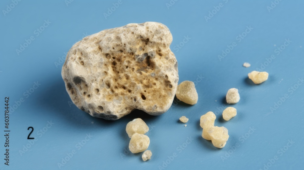 Detailed Illustration of Kidney Stones, Urology Health Concern in 16:9 ...
