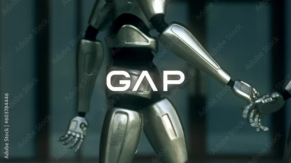 GDP type animation background set against the backdrop of a bustling ...