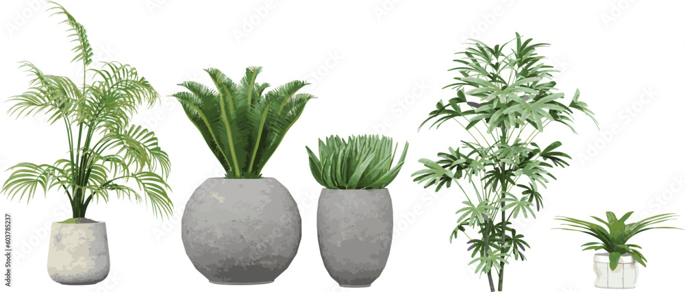 Beautiful collection of Plant Cut-Outs, Greenery Without Limits, 3D ...