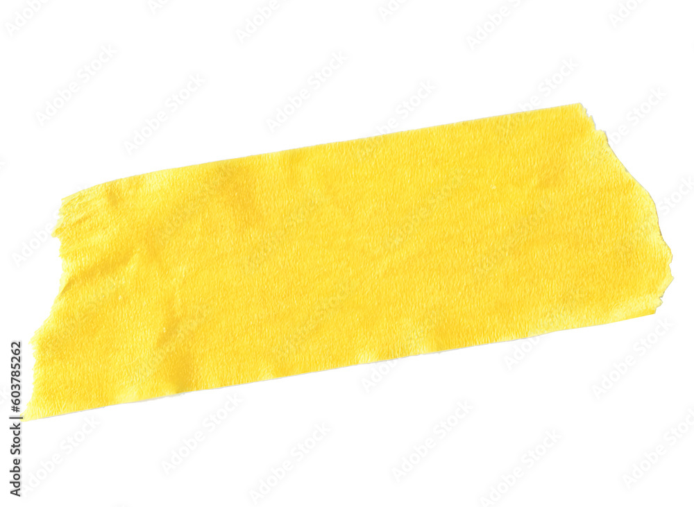 yellow sticker paper tape washi tape high quality isolated Stock Photo ...