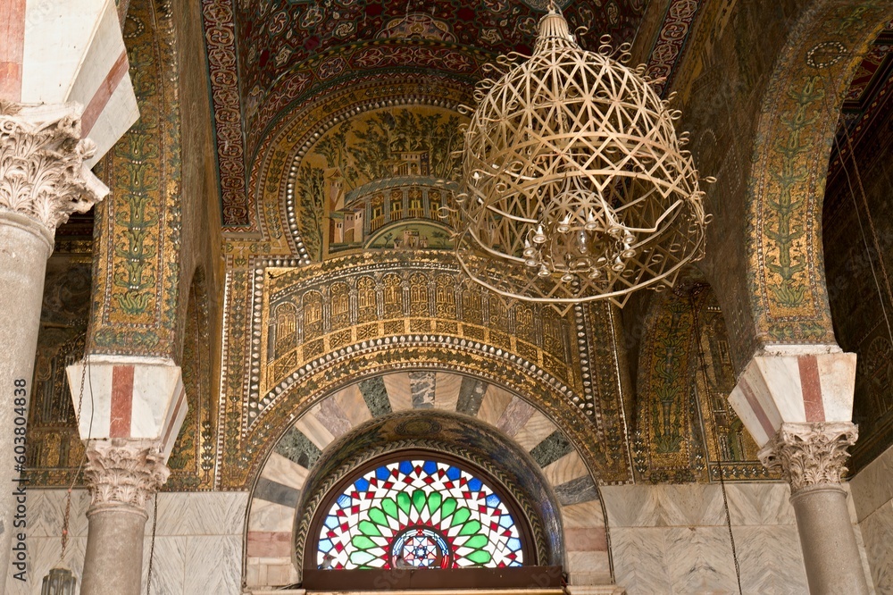 The Umayyad Mosque is the largest mosque in Damascus. It is one of the ...