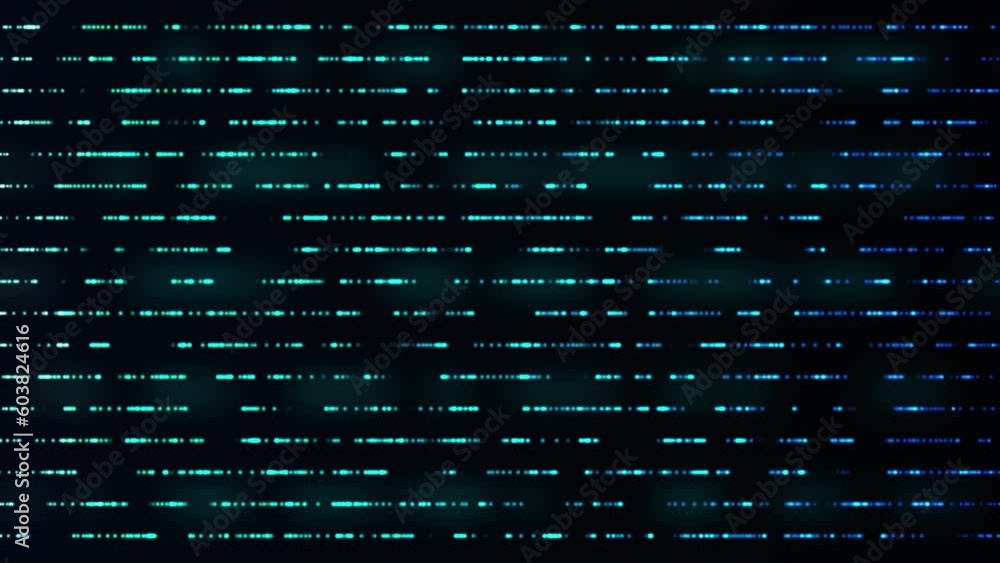 Abstract futuristic data stream background animation. Data security ...