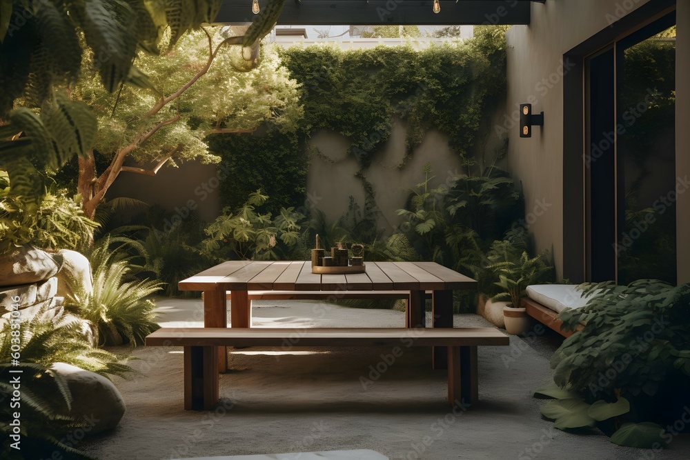 Designing outdoor living spaces for your home oasis. , .highly detailed ...