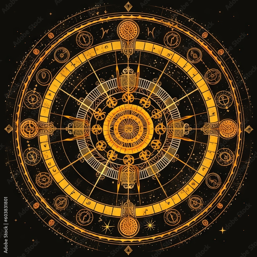 Holy magic circle Stock Illustration | Adobe Stock