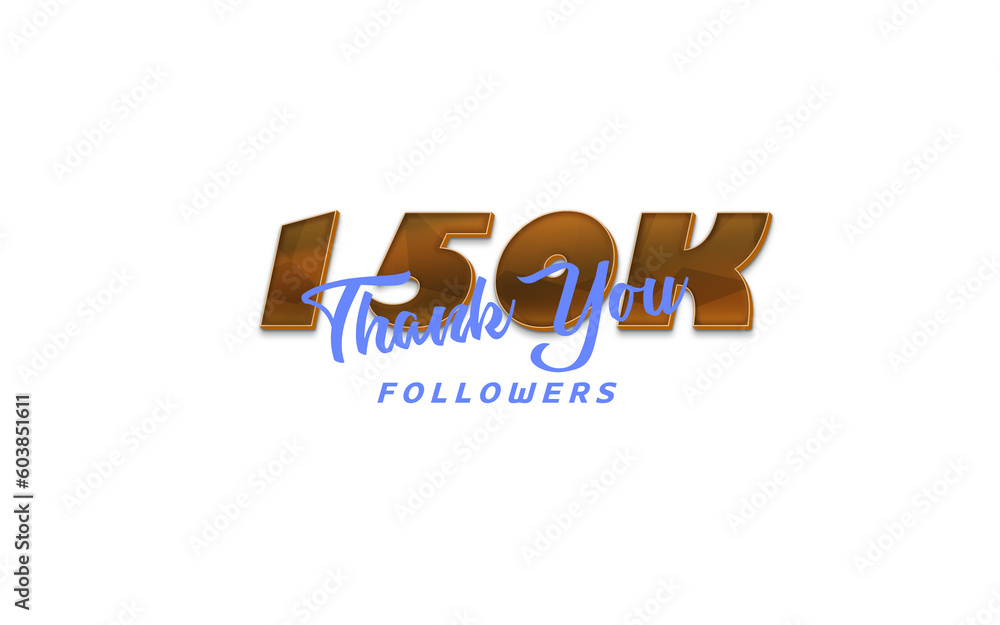 Thank you 150 000 followers Png. Congratulating networking thanks ...