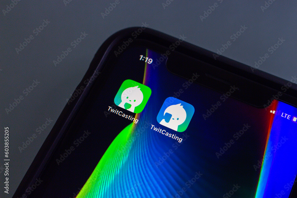 Vancouver, CANADA - May 14 2023 : TwitCasting Viewer and TwitCasting ...