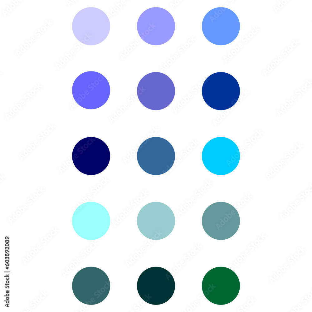 Vetor de Abstract Colored Palette Guide. Modern pallete of flat design ...