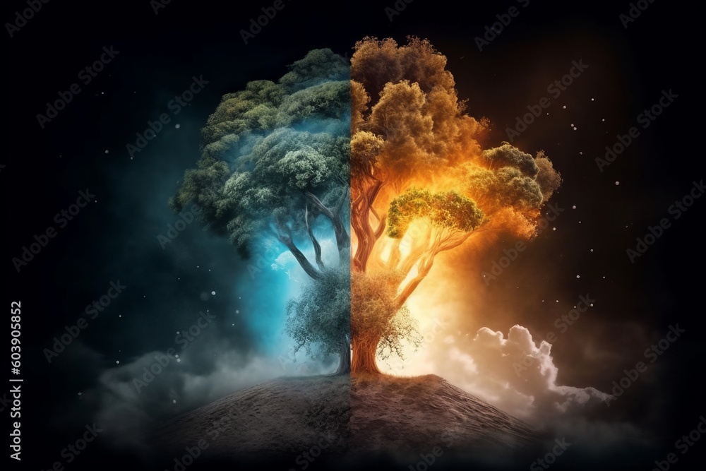 Five elements of nature air water fire earth space creation of natures ...