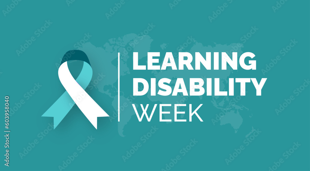Learning Disability Week background or banner design template ...