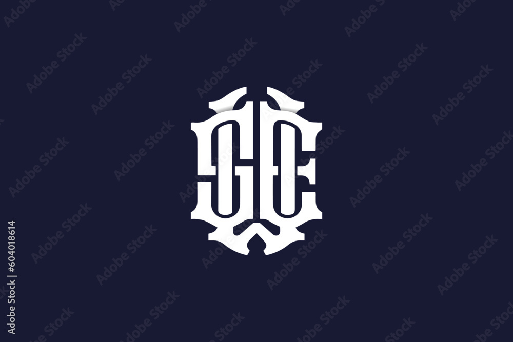 SLE retro font illustration modern typography logo design, sle ...