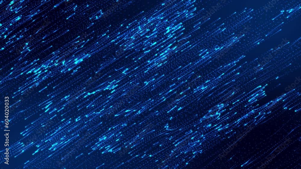 3d Animation Glitter Particles Abstract Background Flickering Particles Bokeh Effect