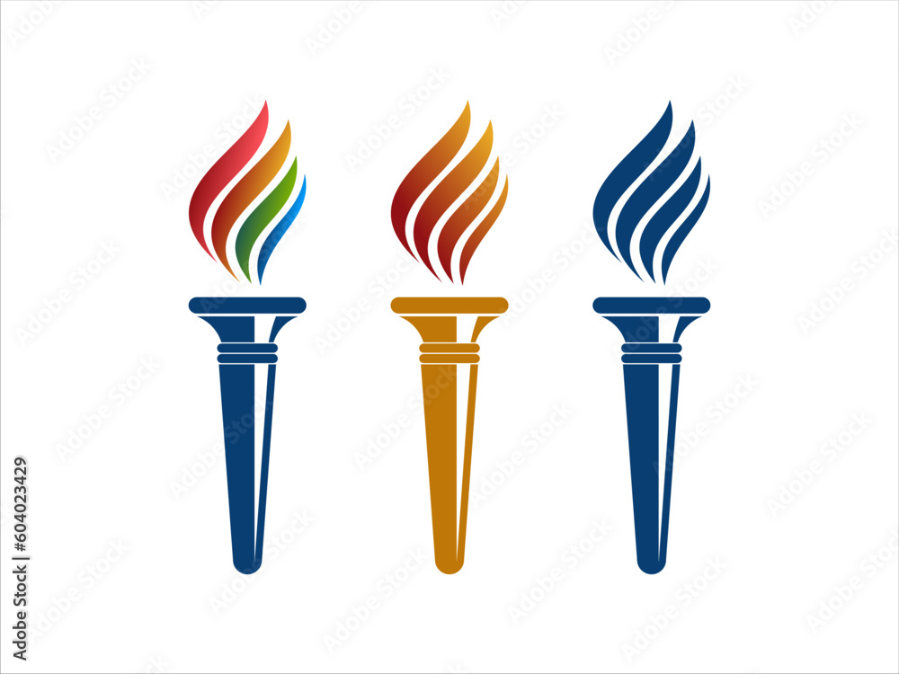 Olympic Torch Vector