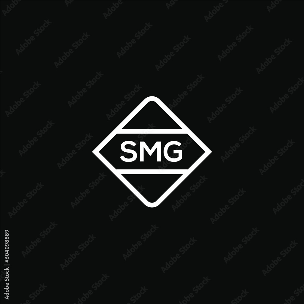 SMG letter design for logo and icon.SMG typography for technology ...