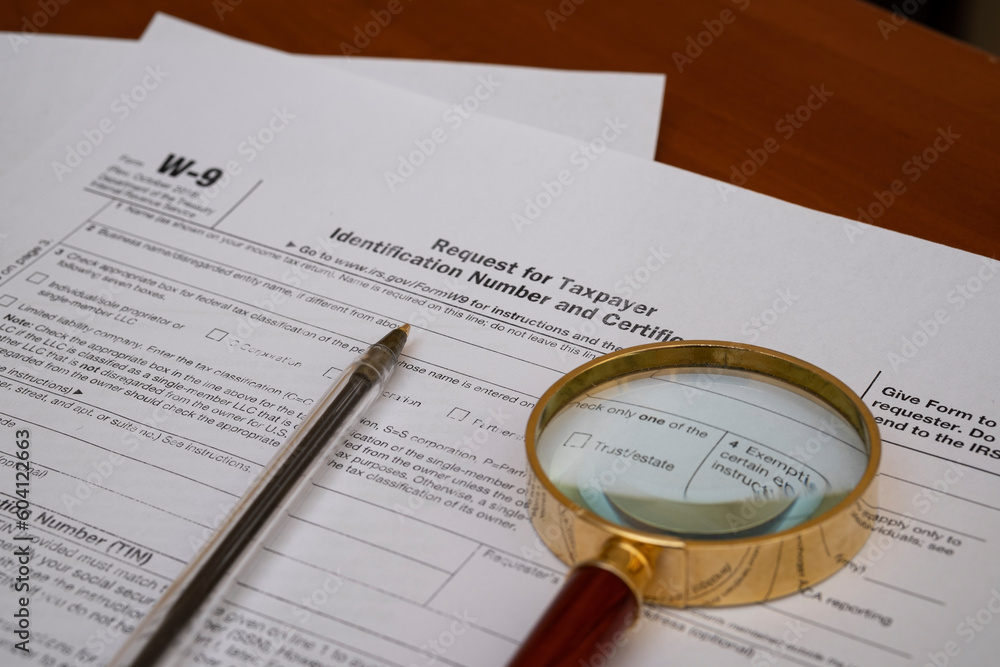 Tax Form W-9 Request for Taxpayer Identification Number and ...