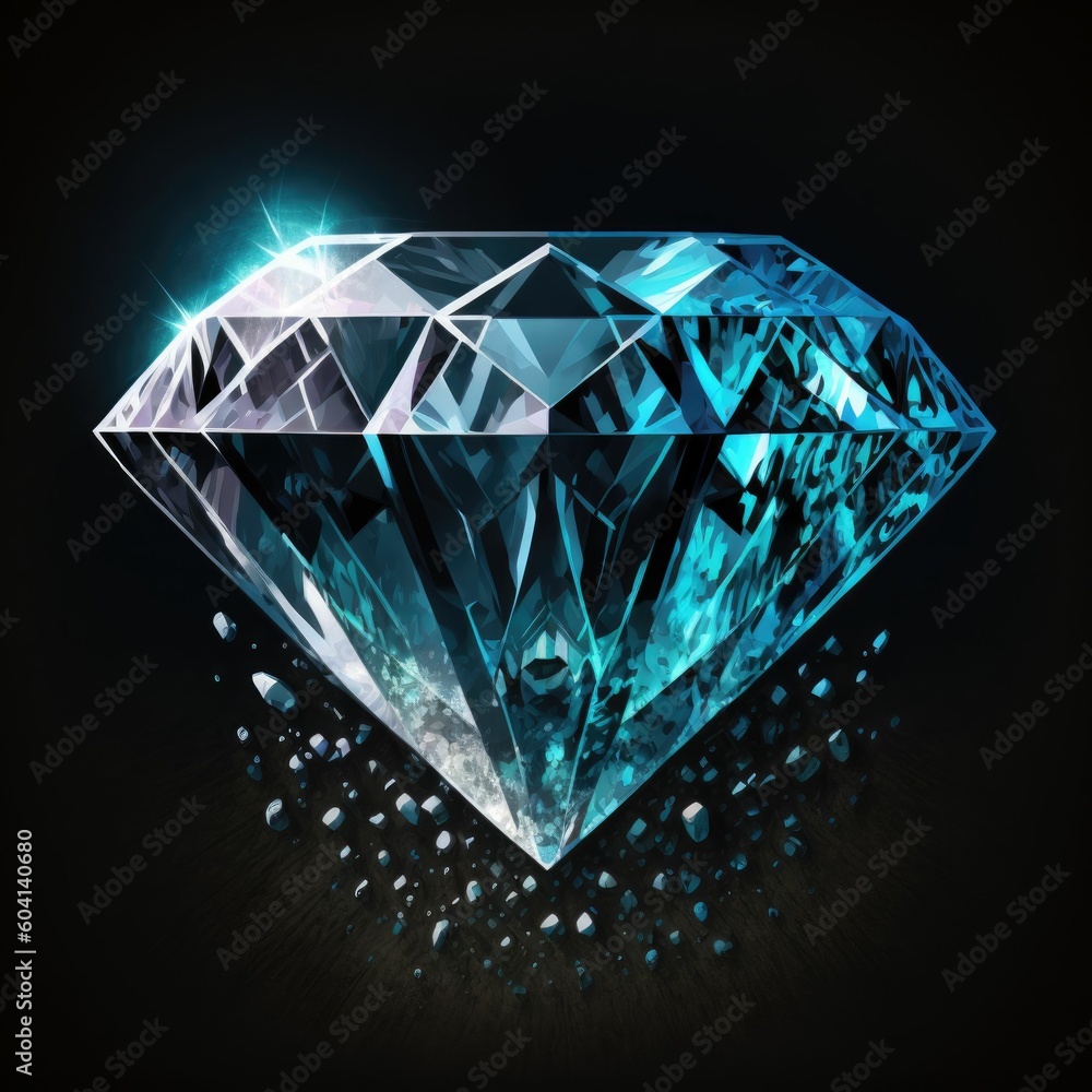 Ilustração do Stock: Minecraft Diamond Logo with Jojo's Horse: A ...