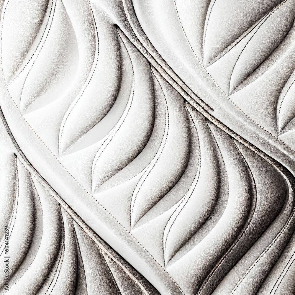 Stitching Background Leather Texture in White with RGB Lau Color ...