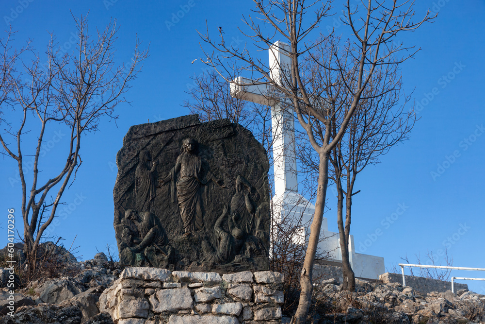 The 15th station – the Resurrection of the Lord – of the Way of the ...