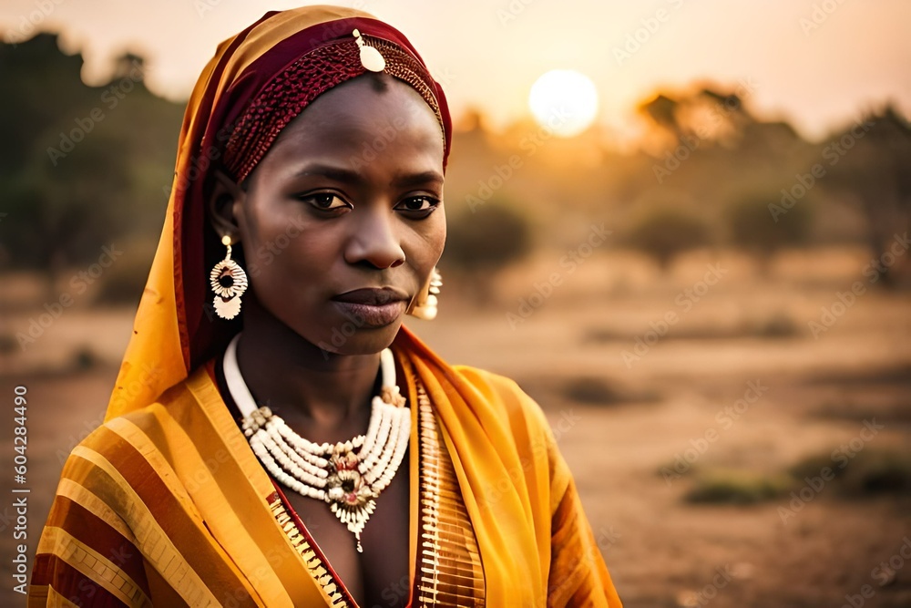 20 years old young Burkina Faso (Upper Volta) girl or women posing ...