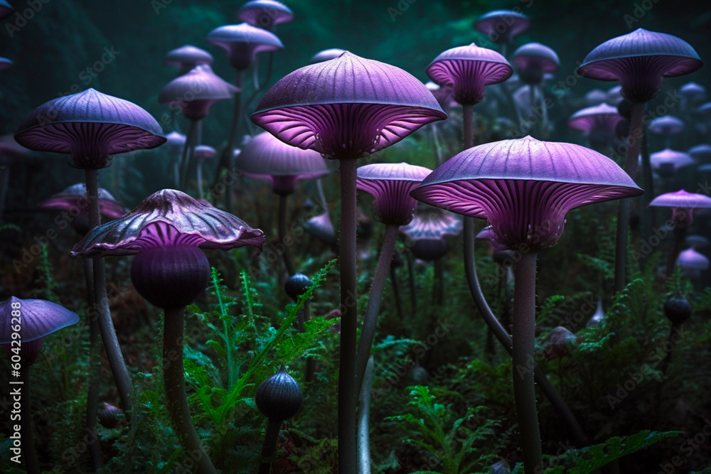 Plants of extraterrestrial civilizations. Flowers from another planet ...