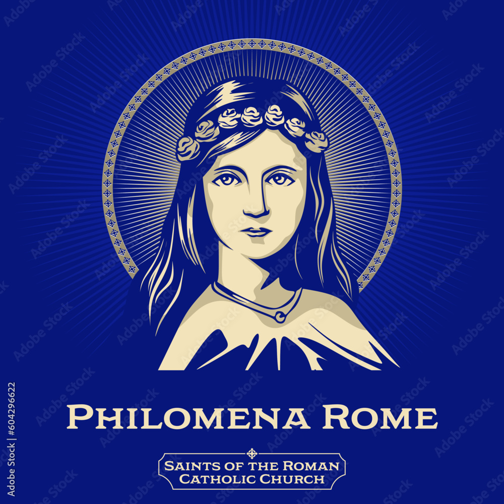 Catholic Saints. Philomena Rome (291-304) was a young virgin martyr ...