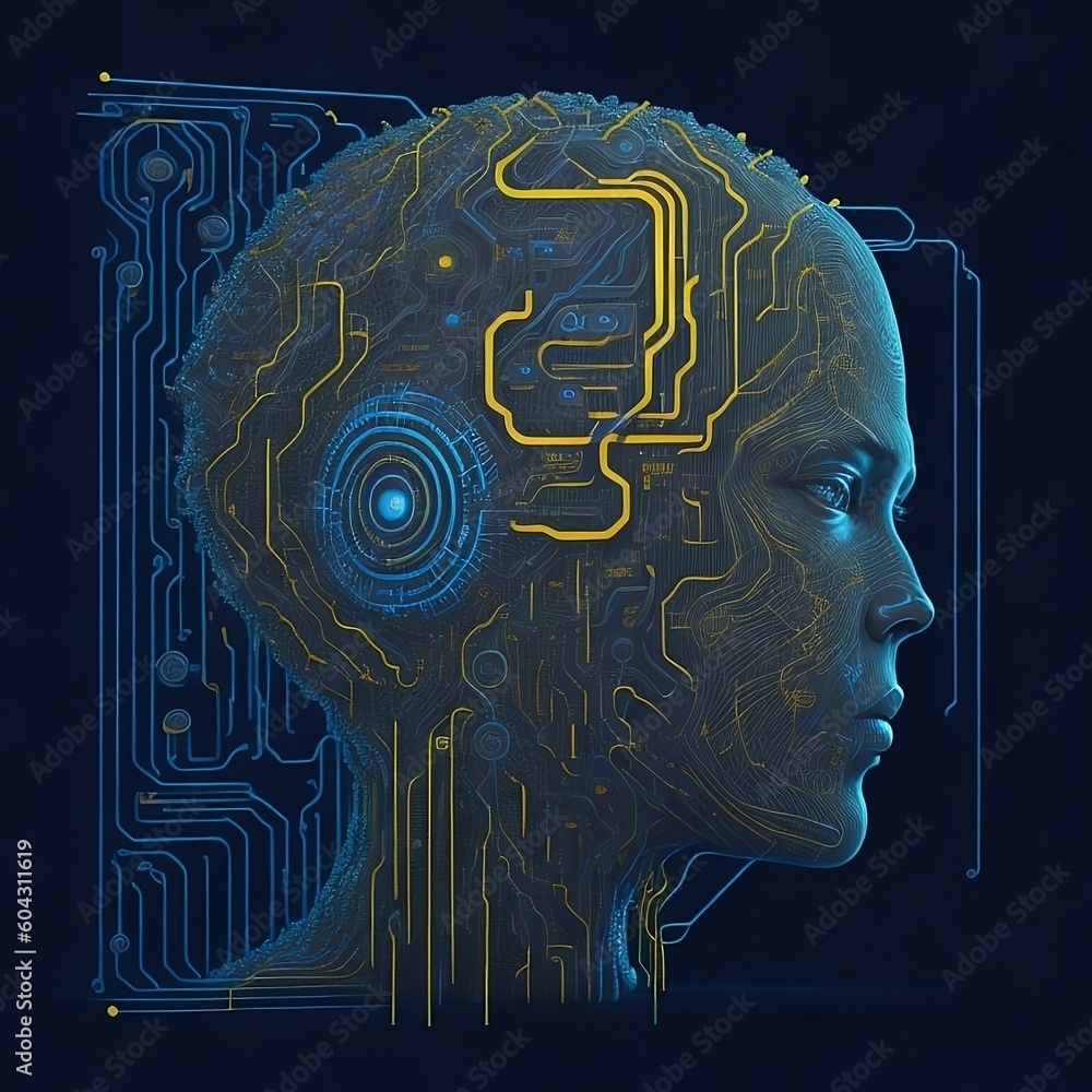 Machine learning reaction and ai artificial intelligence.Chatbot ...