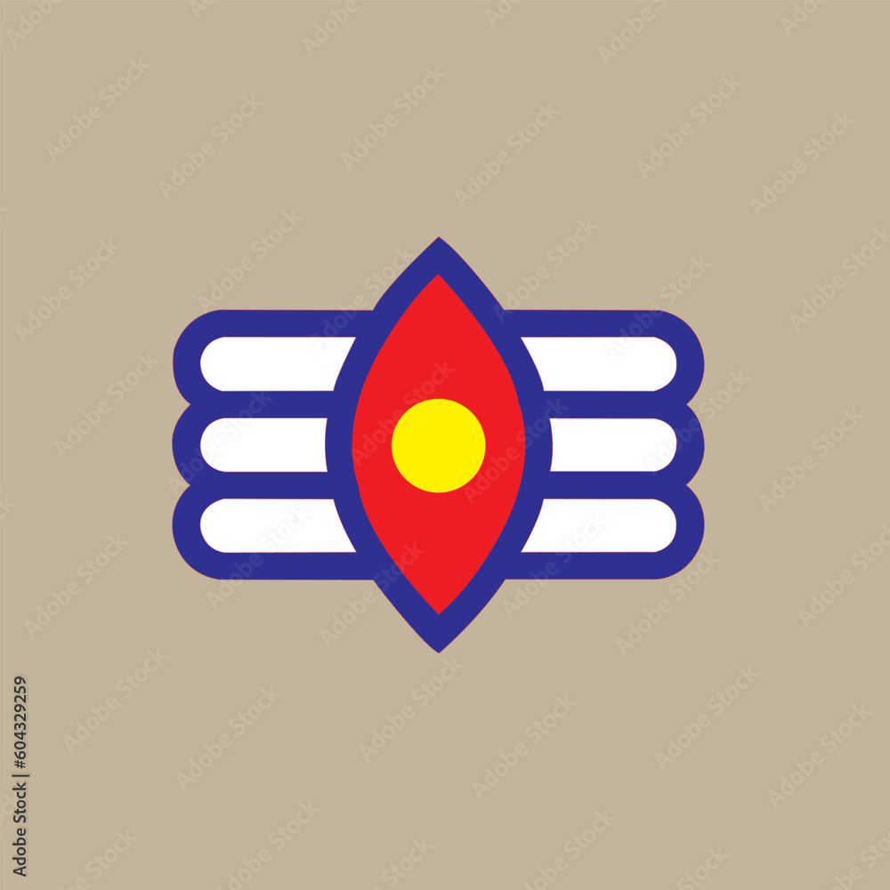 symbol Family protect mohadev tika Logo Icon. Hand drawn art of a Hindu ...