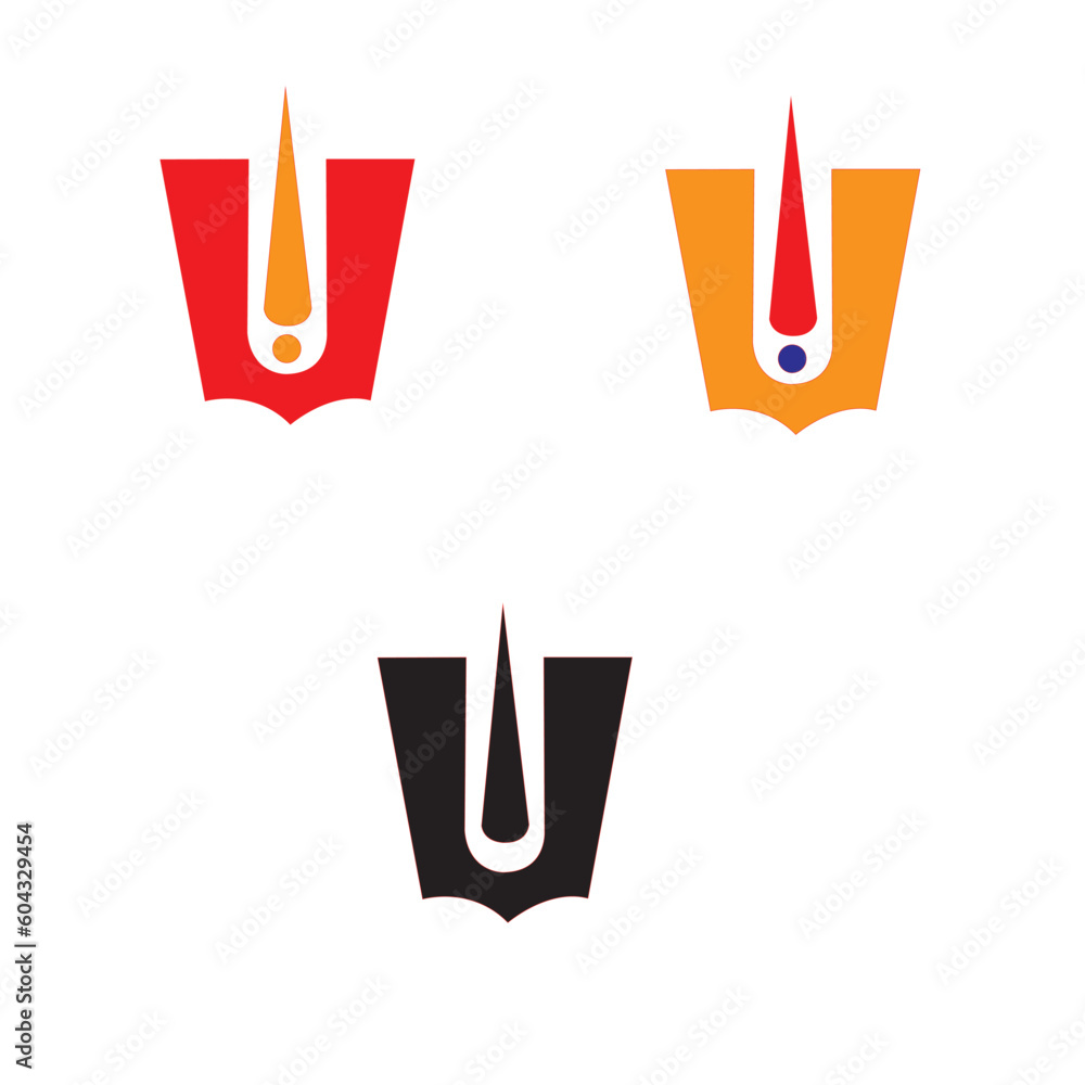 Vetor de symbol Family protect mohadev tika Logo Icon. Hand drawn art ...