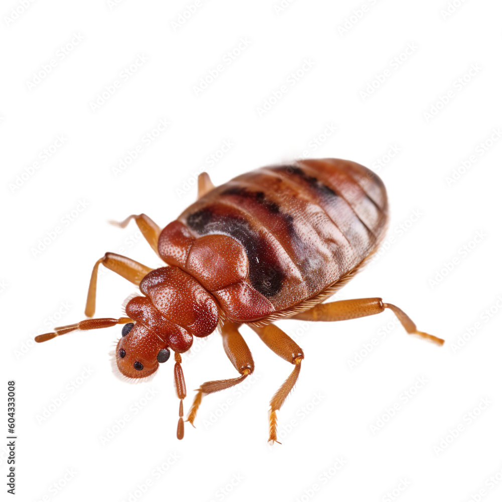 Bed Bug insect isolated on transparent background, Generative ai Stock ...