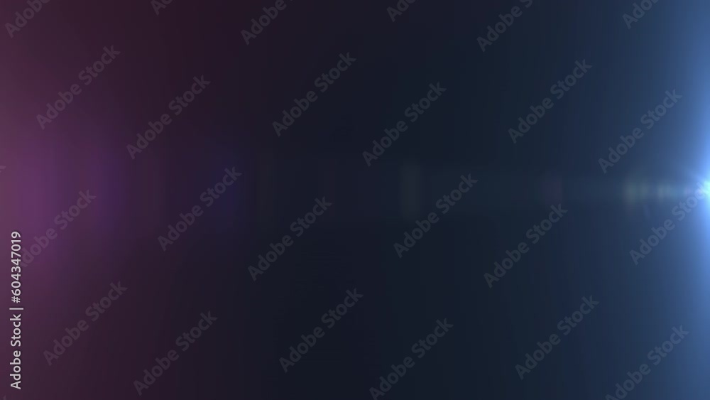 Loop glow white optical lens flares rays light . 4K beautiful white ...