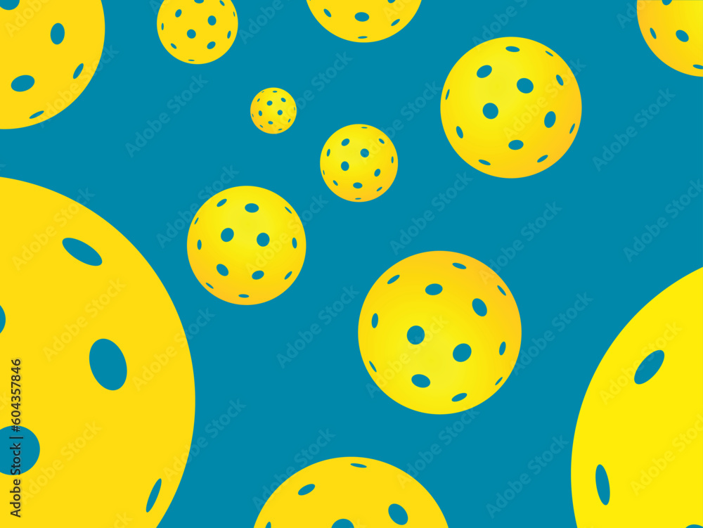 Great editable vector pickleball background design for any media Stock ...