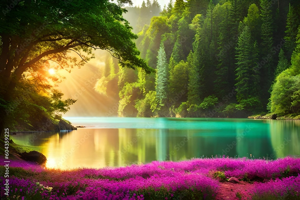 most beautiful natural flowers wallpapers and backgrounds generative Ai ...