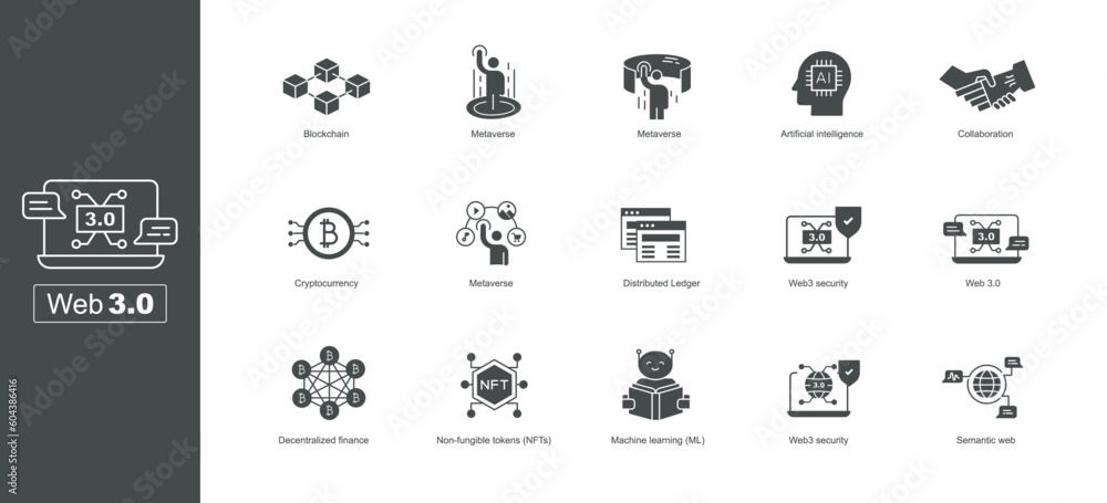 Web 3.0 Icon Set: A Visual Guide to the Future of the Internet - Next ...