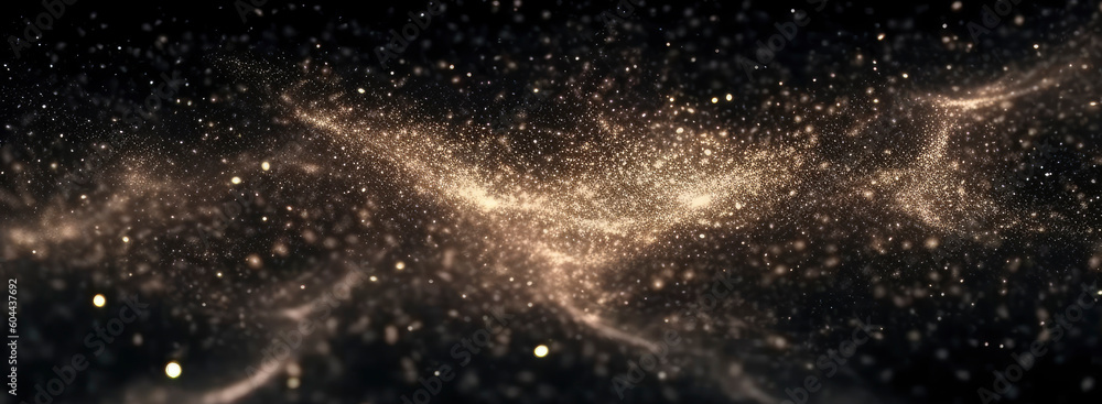 Particles dust abstract light motion background. Animation of ...