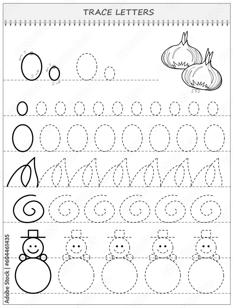 Educational page on line for kids. Black and white printable worksheet ...