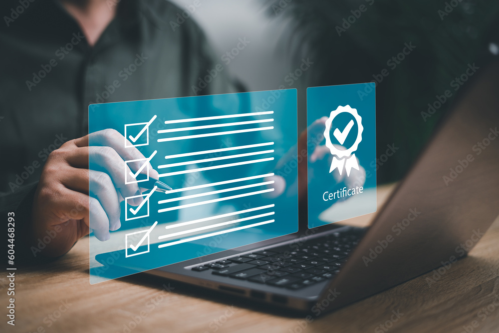 Certificate document quality assurance ISO standard, Certified internet ...