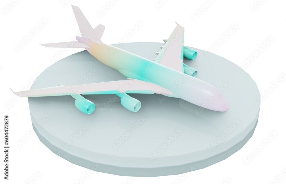 Illustration of transparent 3D cartoon animated images with beautiful ...