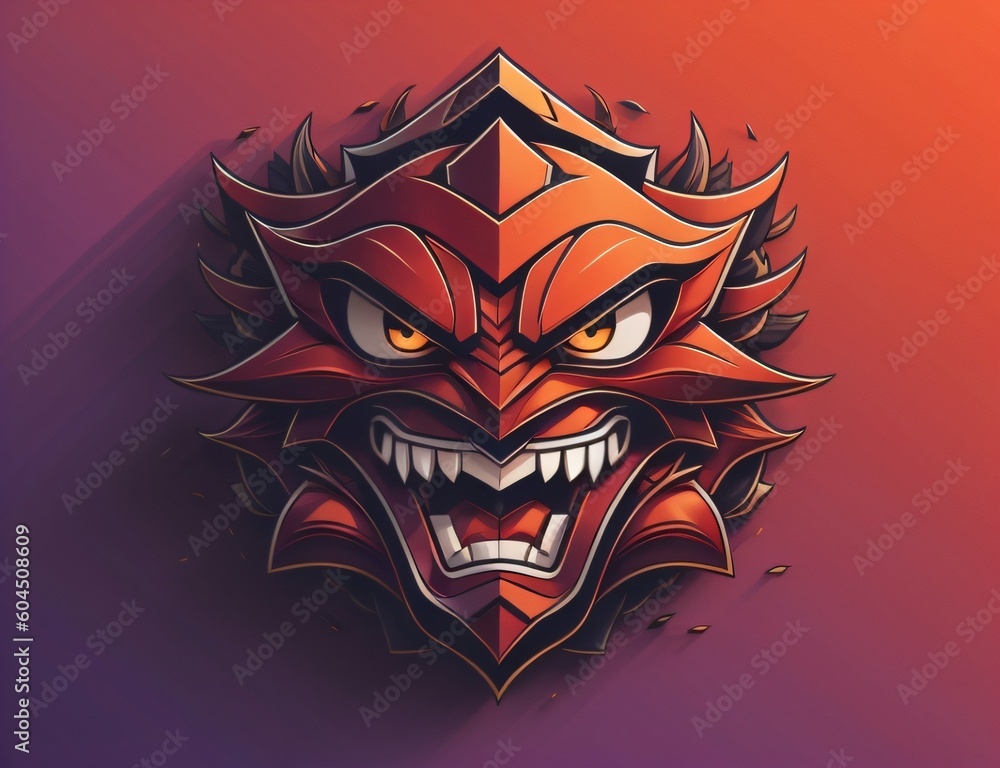 Angry face vector style created by ai generated tools Stock ... Angry face vector style created by ai generated tools Stock ...