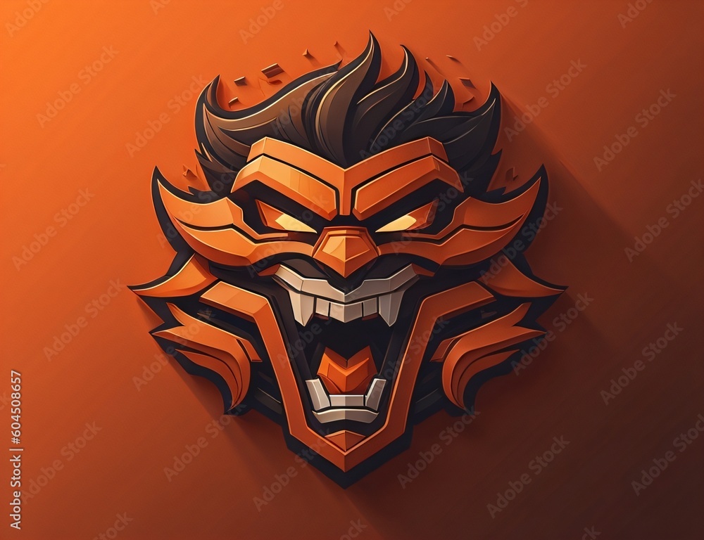 Angry face vector style created by ai generated tools Stock ... Angry face vector style created by ai generated tools Stock ...
