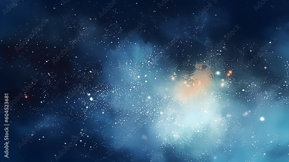 Digital technology sci-fi universe mechanical planet poster horizontal ...