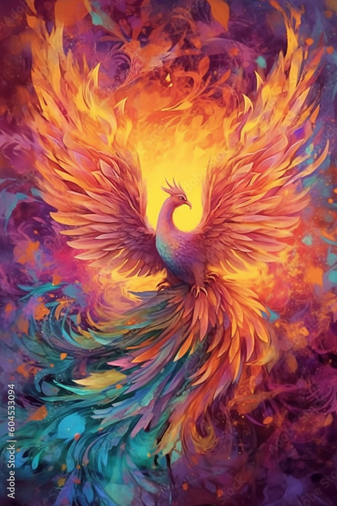 Phoenix rising from the ashes: Signifying transformation and rebirth ...