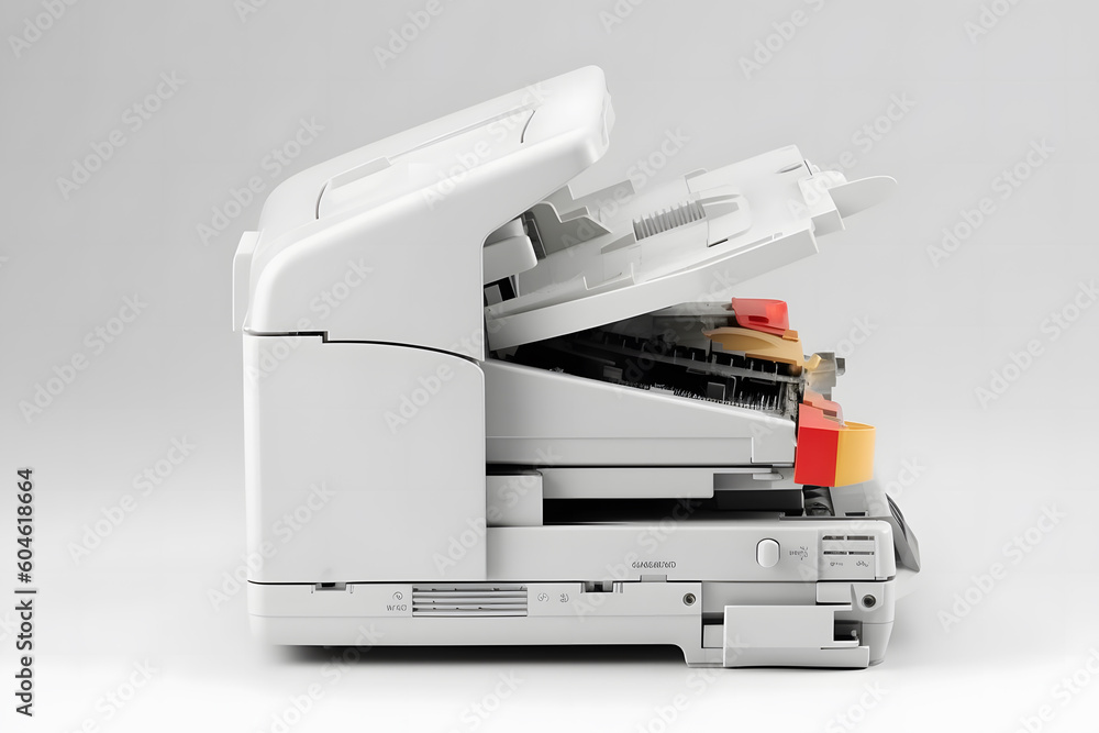 photocopier is a machine that makes paper copies of documents and other ...